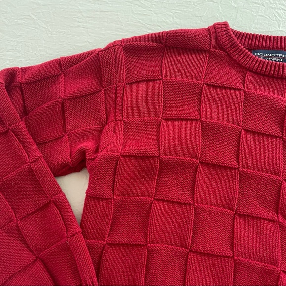 Vintage | Sweaters | Vintage 9s Chunky Checkered Checker Dad Grandpa ...